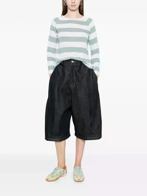 AROVESCIO Striped-pattern T-shirt