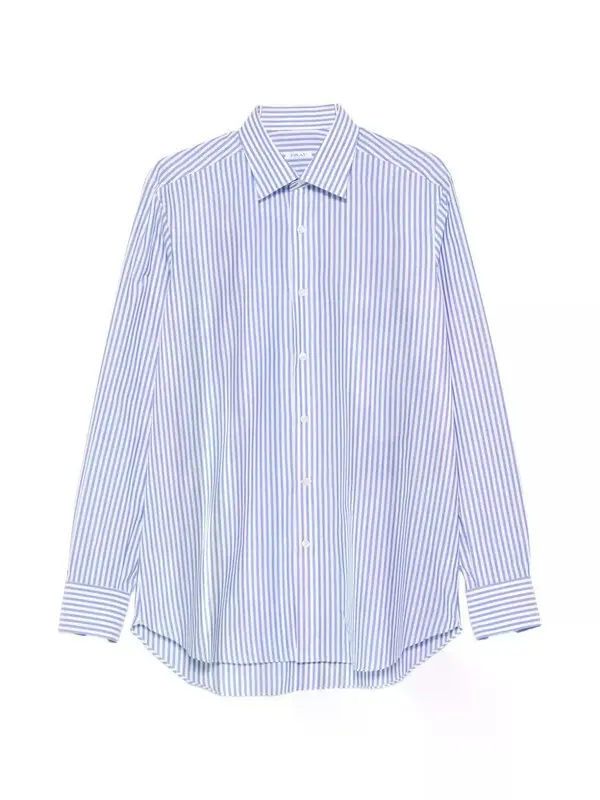 FRAY Striped Shirt - Blue