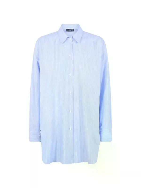 DRHOPE Striped Shirt - Blue