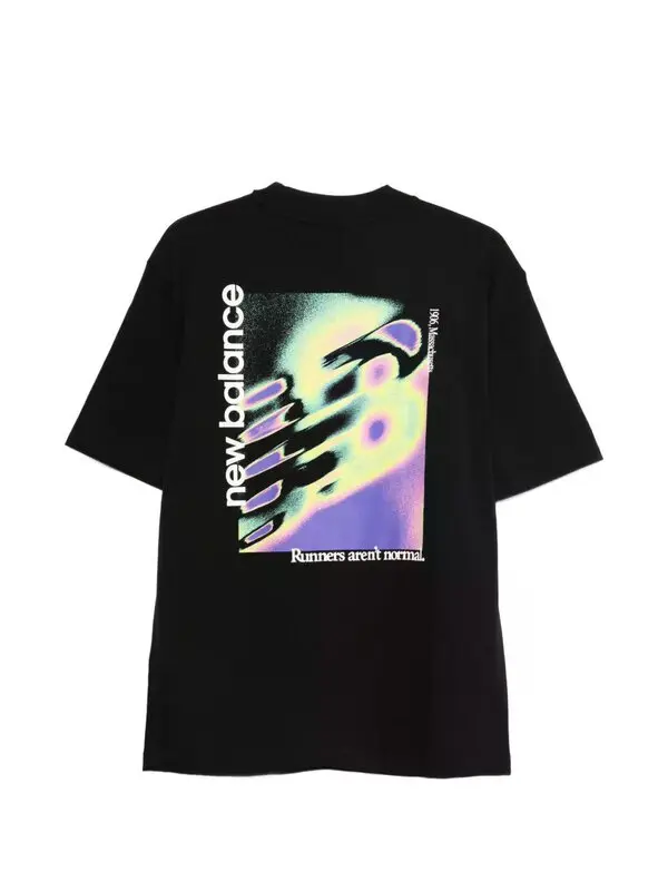 NEW BALANCE Classic Tri-logo Heat Map T-shirt - Black