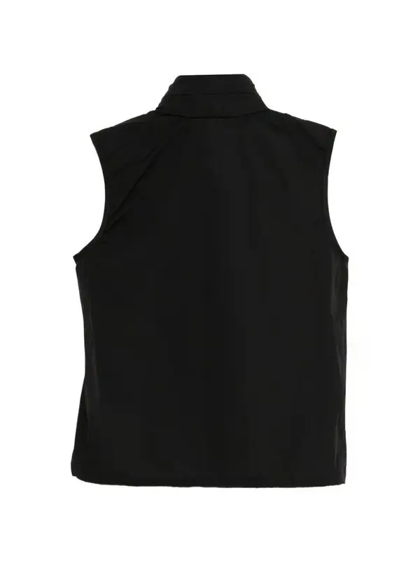 Aspesi Zip-up Gilet - Black