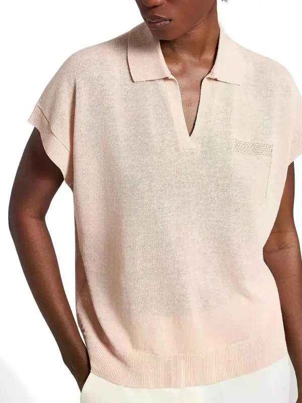 Peserico Polo Knitwear - Pink