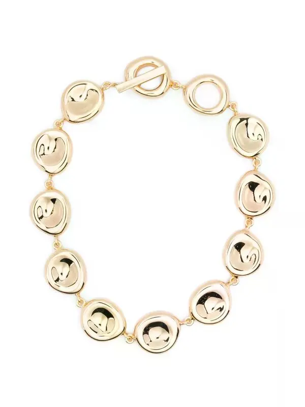 JOSEPH Bean Gilded Disc Necklace - Gold