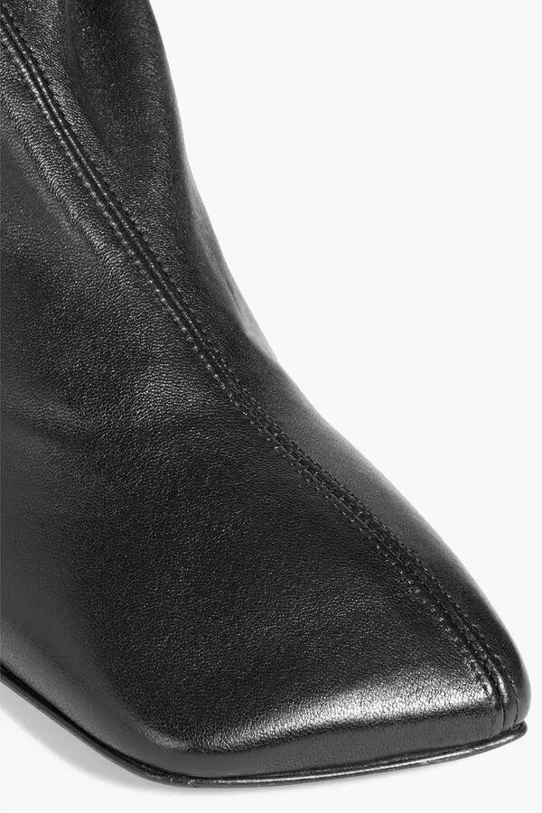 JIL SANDER Leather Knee Boots