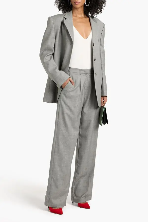 Magda Butrym Wool-blend Blazer - Gray