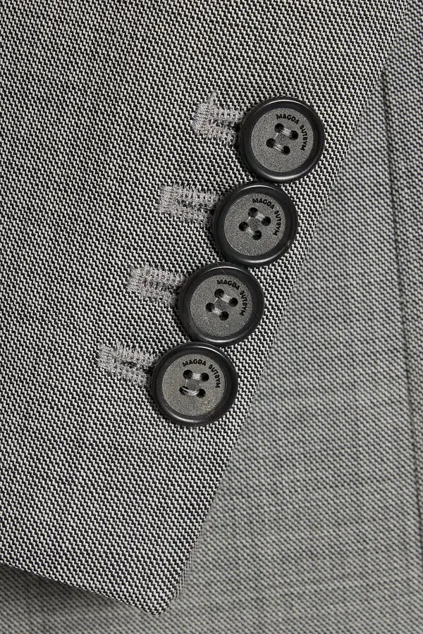 Magda Butrym Wool-blend Blazer - Gray