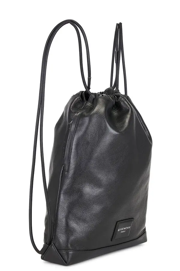 Givenchy Antigona Stamped Drawstring Backpack - Black