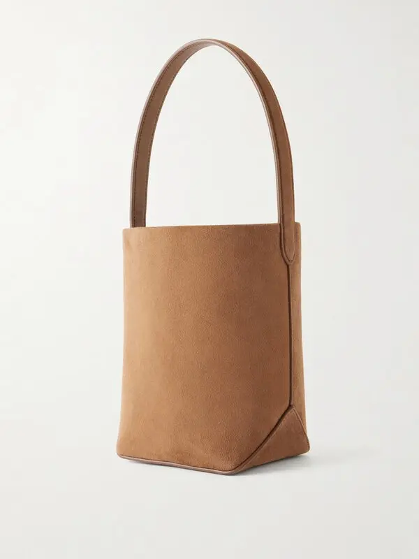 THE ROW N/s Park Suede Tote - Brown
