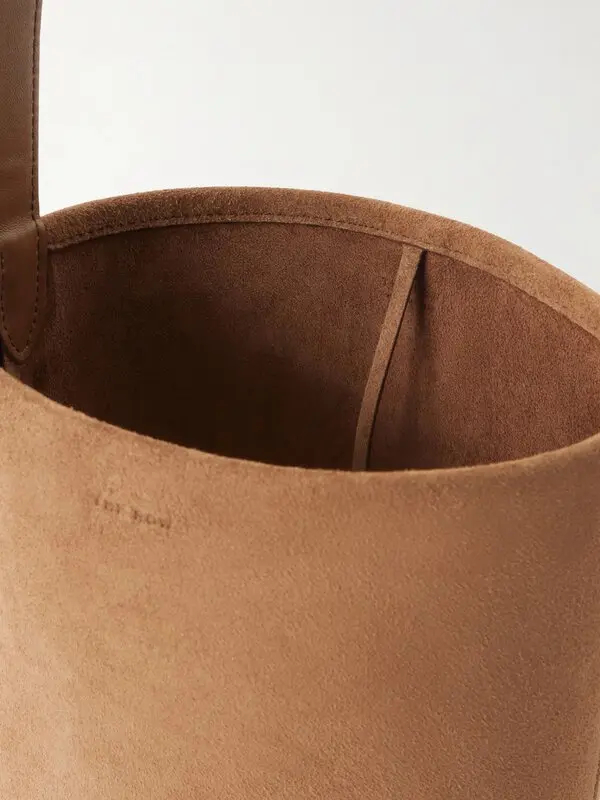 THE ROW N/s Park Suede Tote - Brown