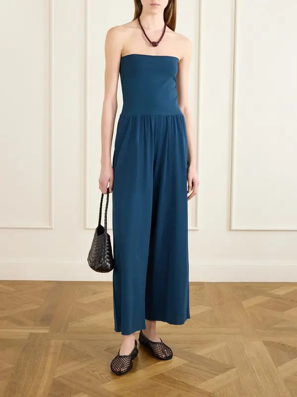 ERES Les Essentiels Dao Convertible Stretch-jersey Jumpsuit - Blue