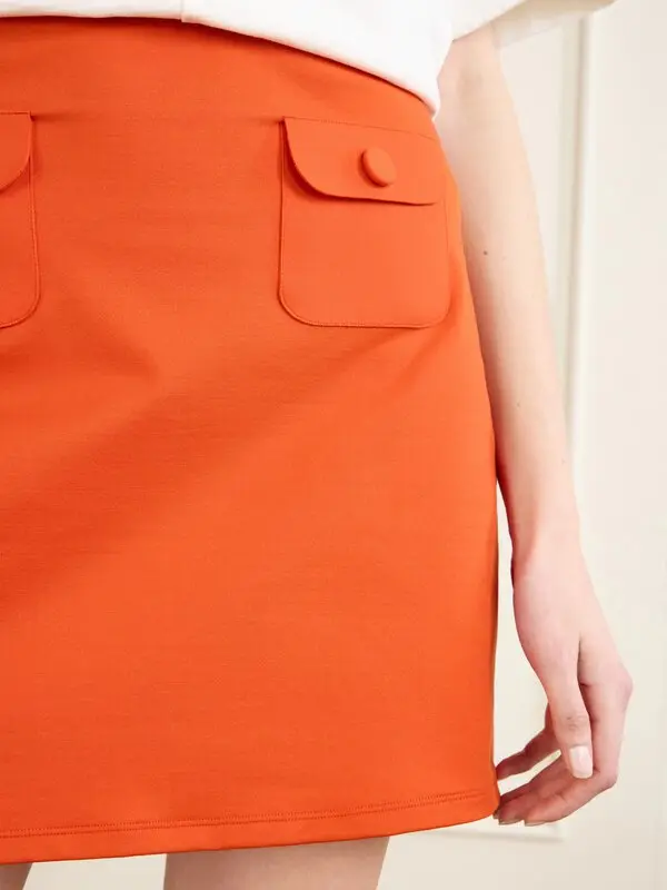 ERES Maritime Mini Skirt - Red