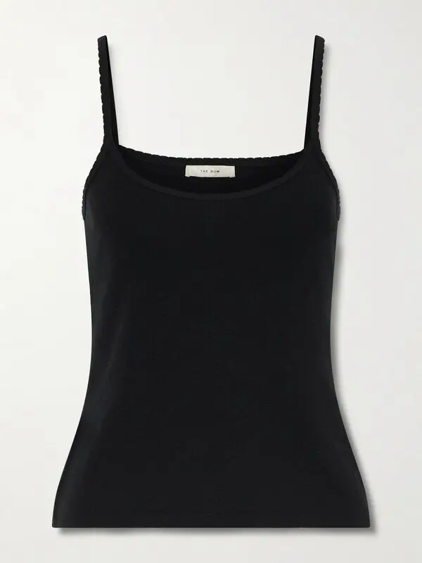 THE ROW Denzel Ribbed Cotton-jersey Tank
