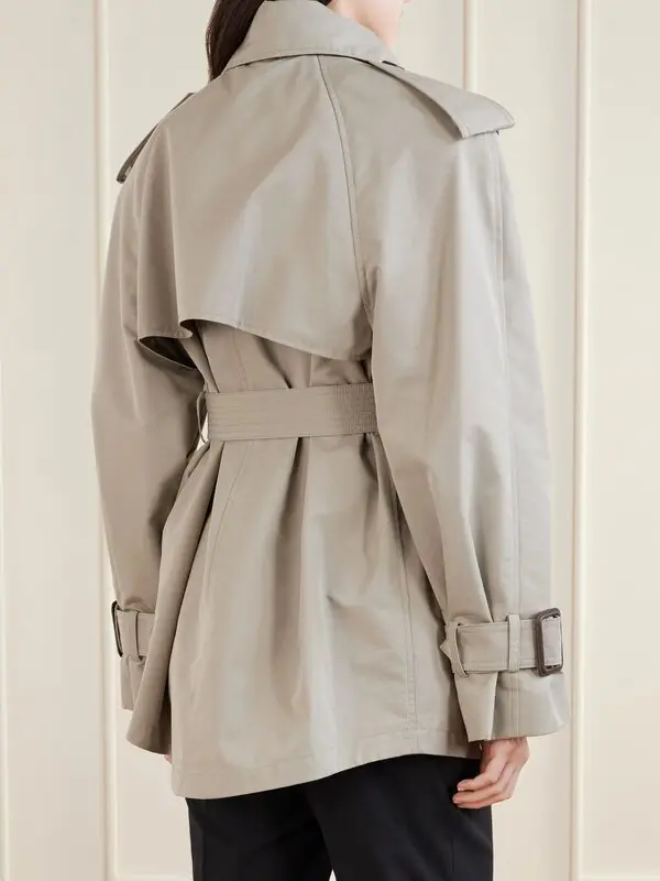 Wardrobe.NYC Cotton-blend Trench Coat