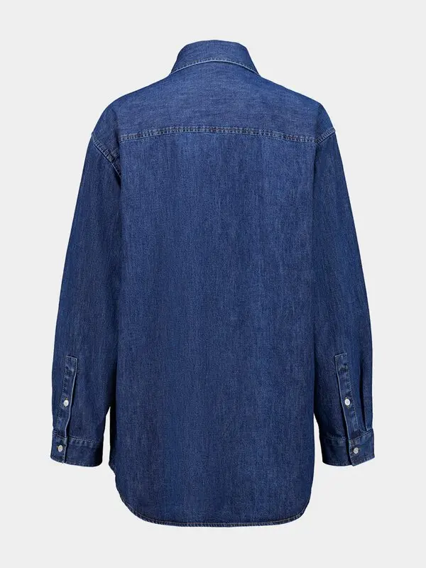Valentino Garavani Medium Denim Shirt - Blue