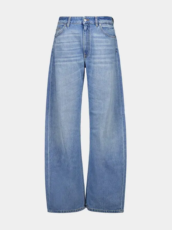 Stella McCartney Mid-waist Relaxed Curve Jeans - Blue