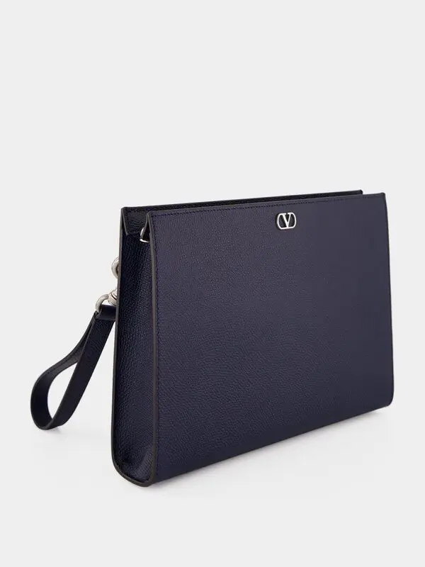 Valentino Garavani Marine Leather Pouch