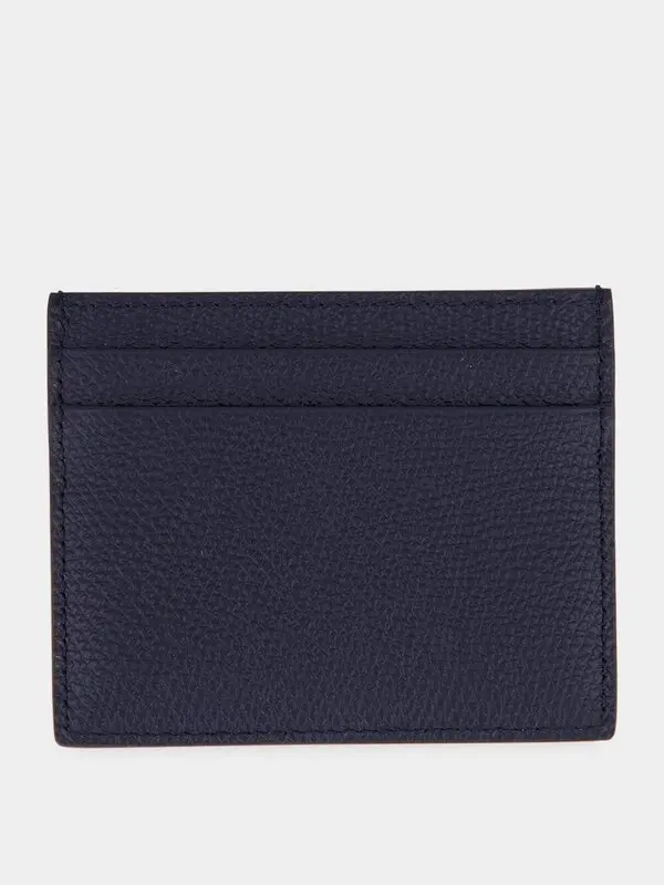 Valentino Garavani Vlogo Signature Card Holder - Blue