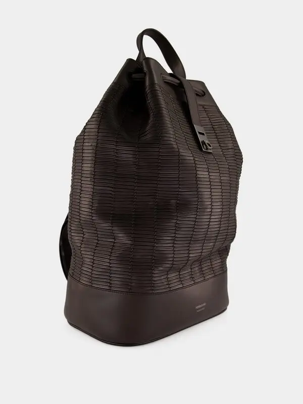 FERRAGAMO Sailor Leather Backpack