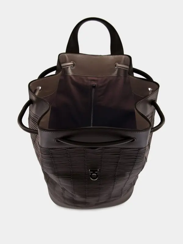 FERRAGAMO Sailor Leather Backpack