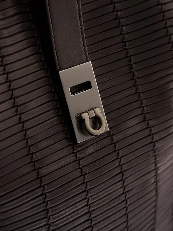 FERRAGAMO Sailor Leather Backpack