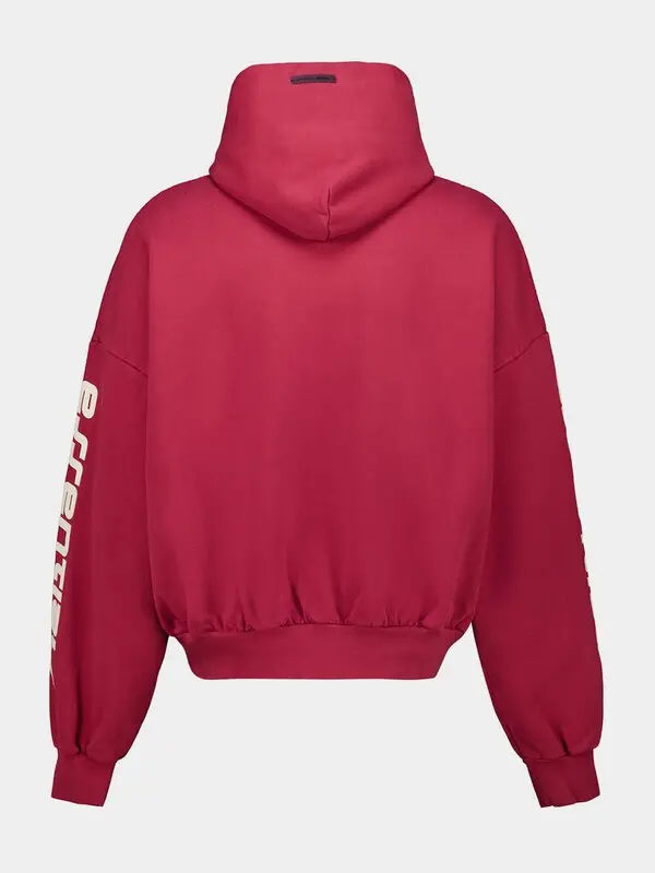 Fear Of God Cropped Relaxed Hooded Sweatshirt