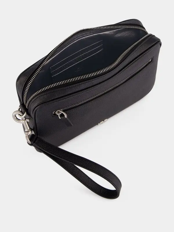 Valentino Garavani Calf Leather Wrist Pouch