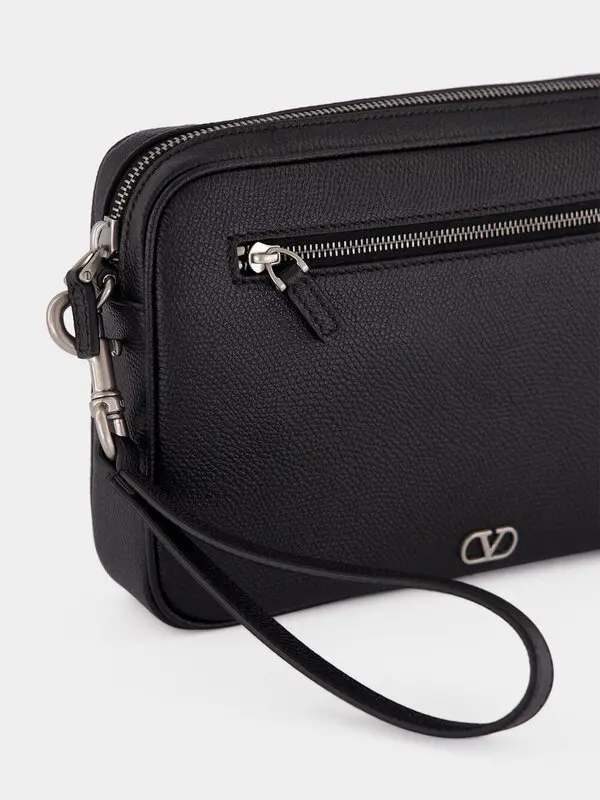 Valentino Garavani Calf Leather Wrist Pouch