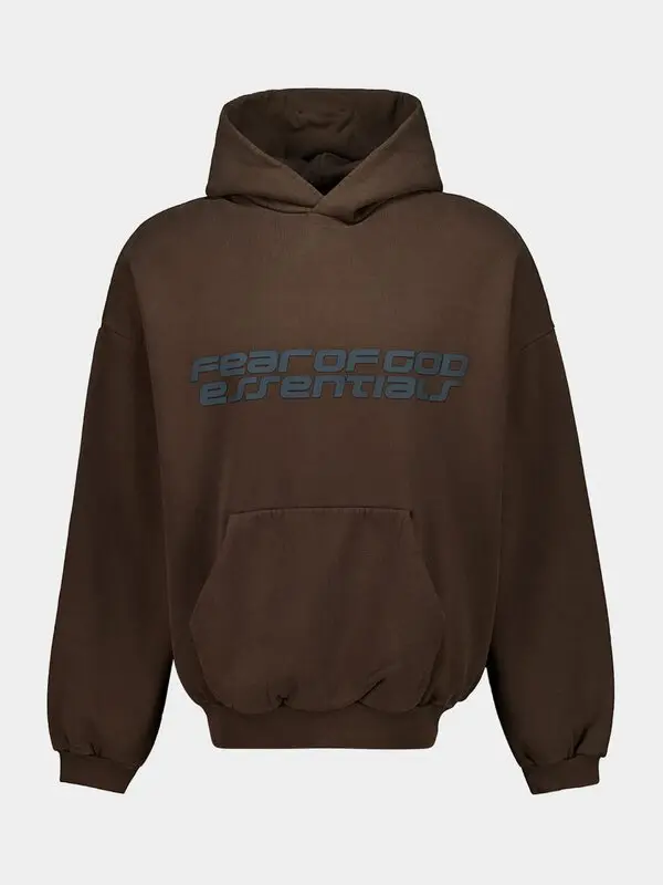Fear Of God Heavy Fleece 90s Hooded Sweatshirt - Brown