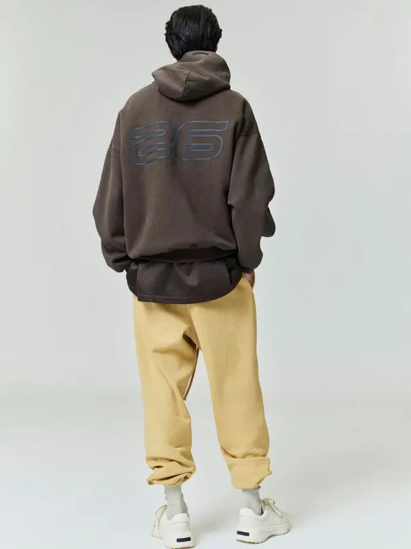 Fear Of God Heavy Fleece 90s Hooded Sweatshirt - Brown