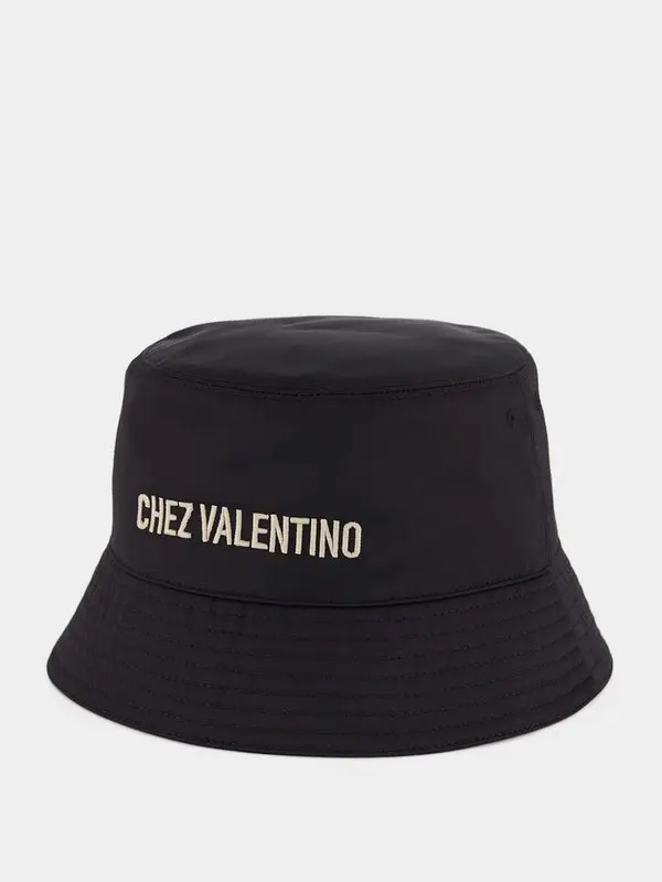Valentino Garavani Chez Bucket Hat - Black