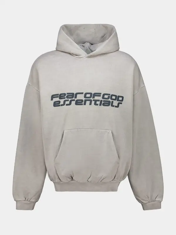 Fear Of God Heavy Fleece 90s Hooded Sweatshirt - Grey