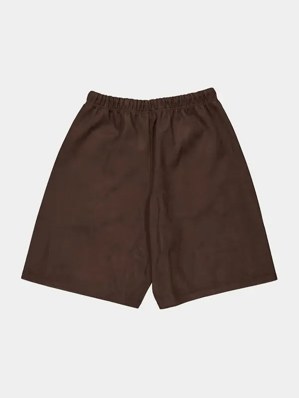 Fear Of God Relaxed Suede Fleece Shorts