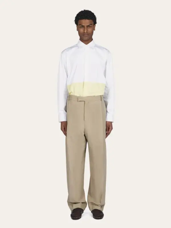 FERRAGAMO Safari Relaxed Tailored Trousers