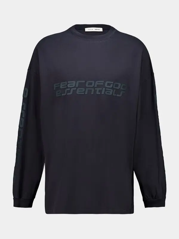 Fear Of God Vintage 90s Oversized Long Sleeve T-shirt - Black