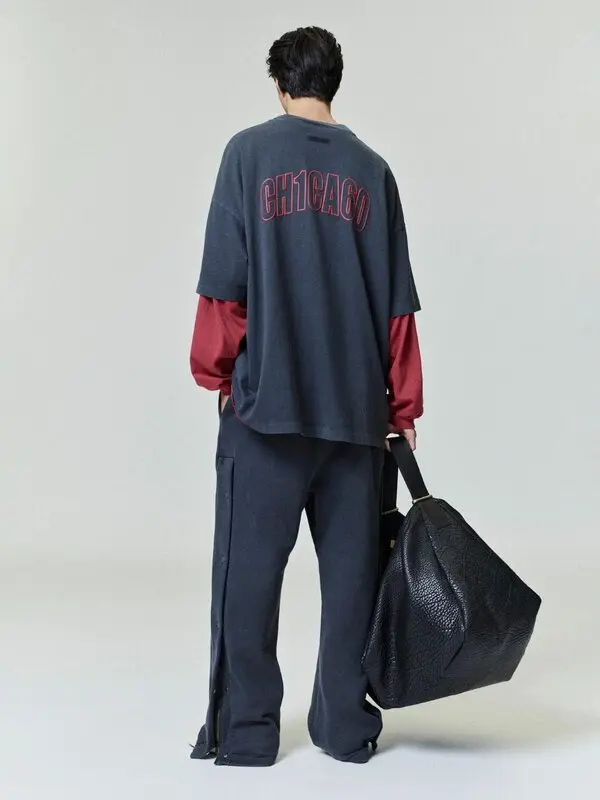 Fear Of God Iron Chicago 90s Oversized T-shirt - Grey