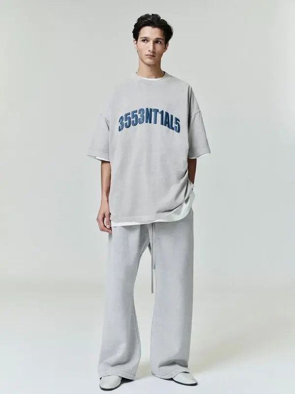 Fear Of God Smoke New York 90s Oversized T-shirt - Grey