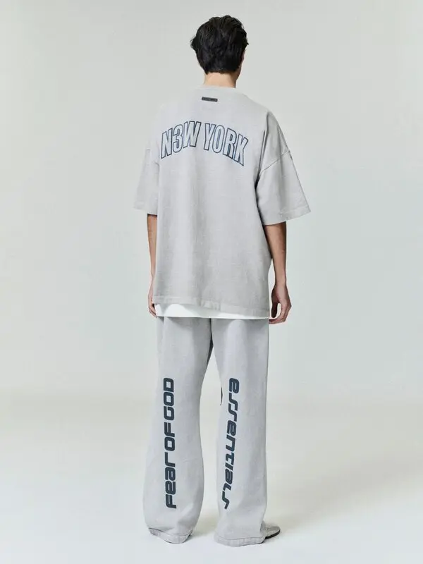 Fear Of God Smoke New York 90s Oversized T-shirt - Grey