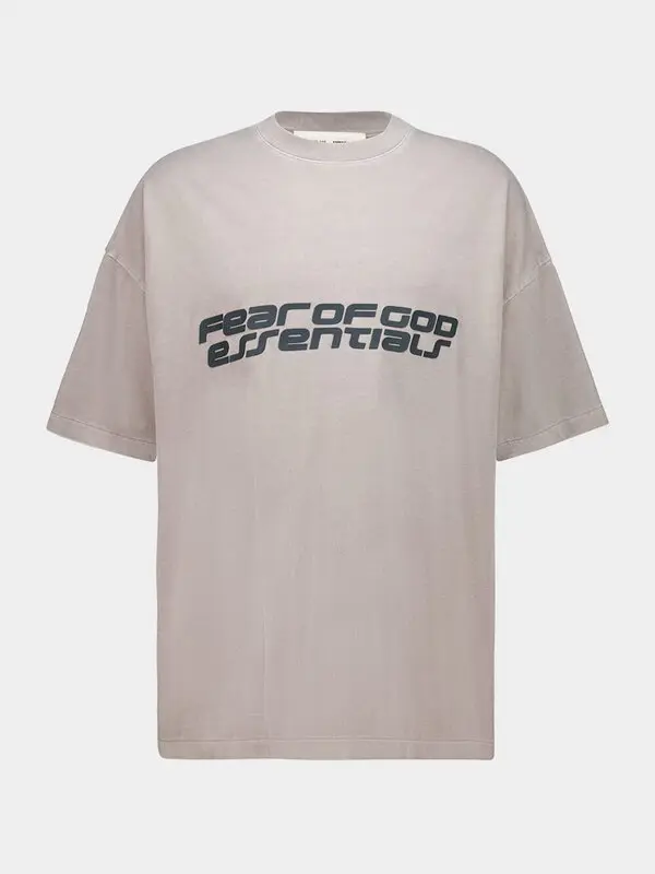 Fear Of God Smoke 90s Oversized T-shirt - Grey