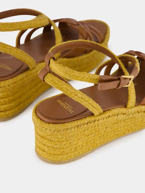 Valentino Garavani Leather Espadrille Sandals