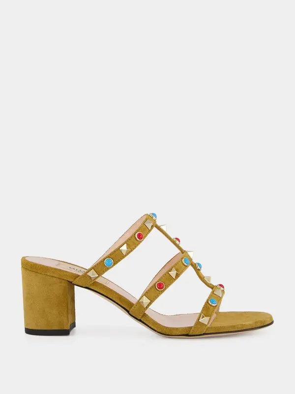 Valentino Garavani Rockstud Suede Sandals