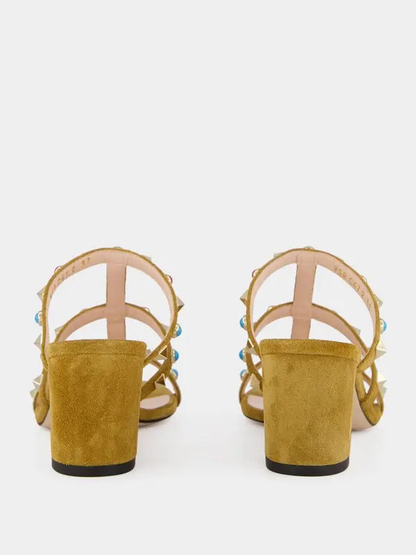 Valentino Garavani Rockstud Suede Sandals