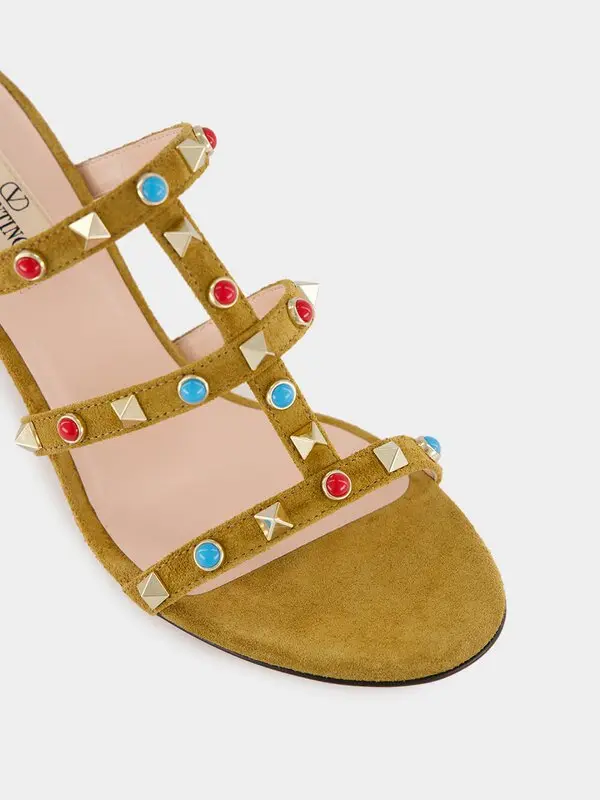 Valentino Garavani Rockstud Suede Sandals