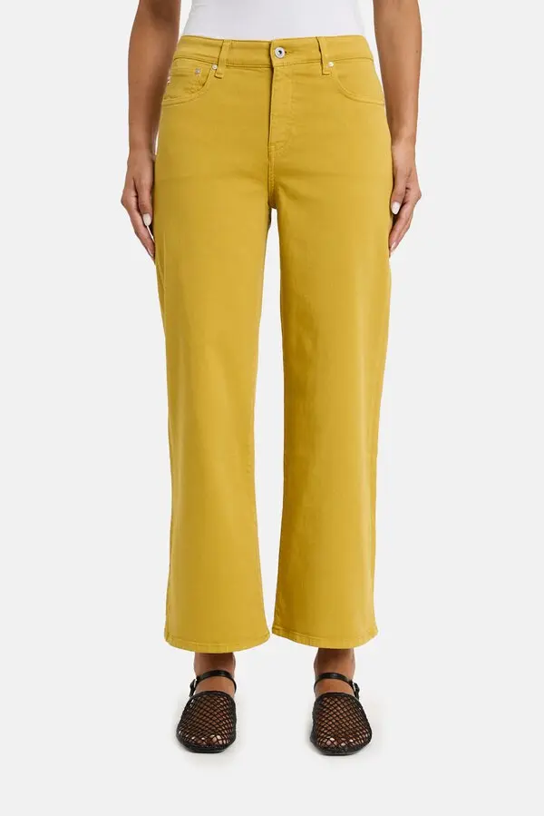 Ag Saige Wide-leg Cropped Jeans