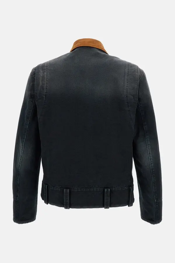 Marni Giacca In Tela Di Cotone - Nero