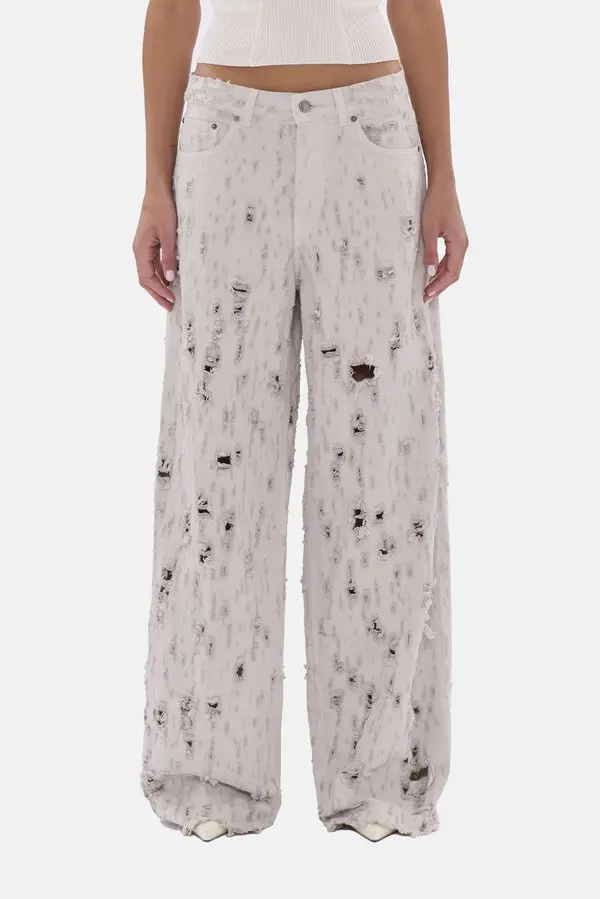 HAIKURE Bethany Bull Destroyed Jeans