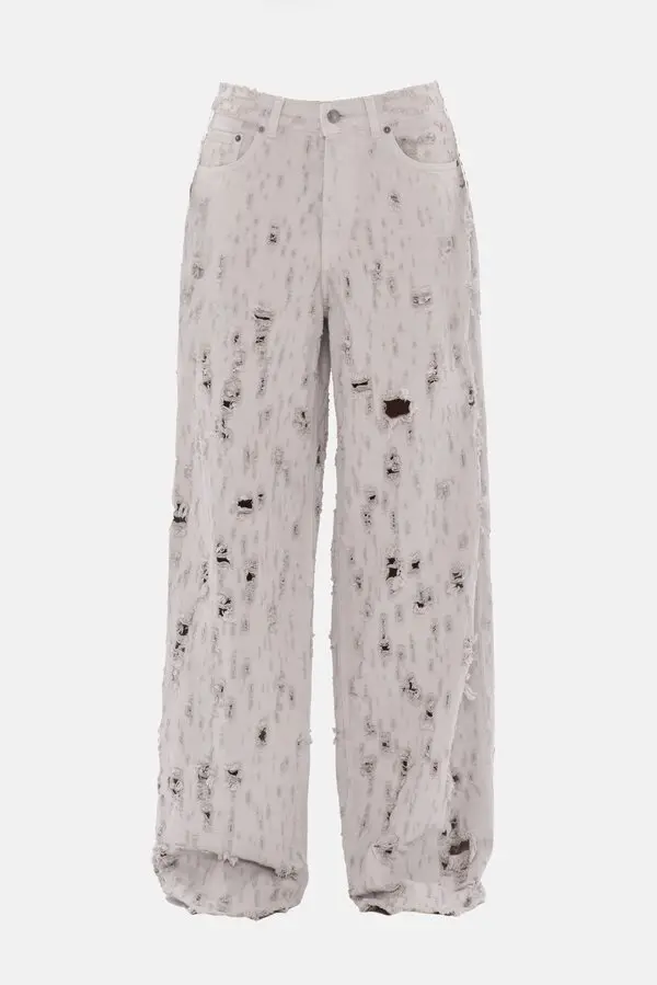 HAIKURE Jeans Bethany Bull Destroy - Grigio