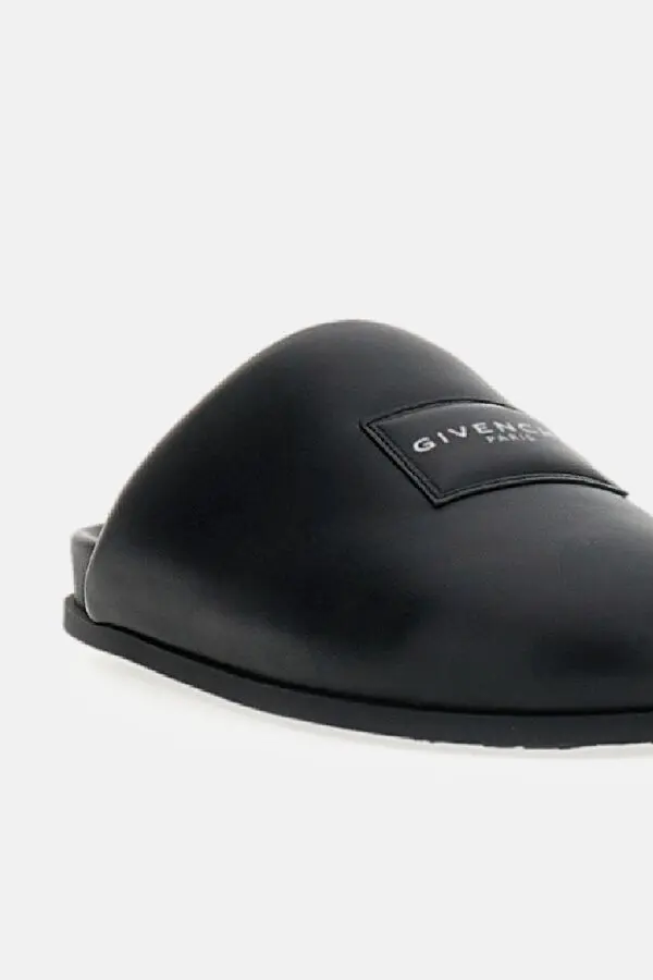 Givenchy Puffy Nappa Leather Mules - Nero