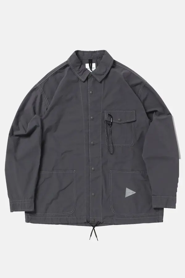 AND WANDER Cordura Cotton Jacket - Grey