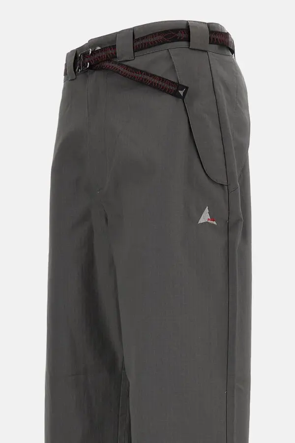 ROA Centipede Buckle Chino Trousers - Grey