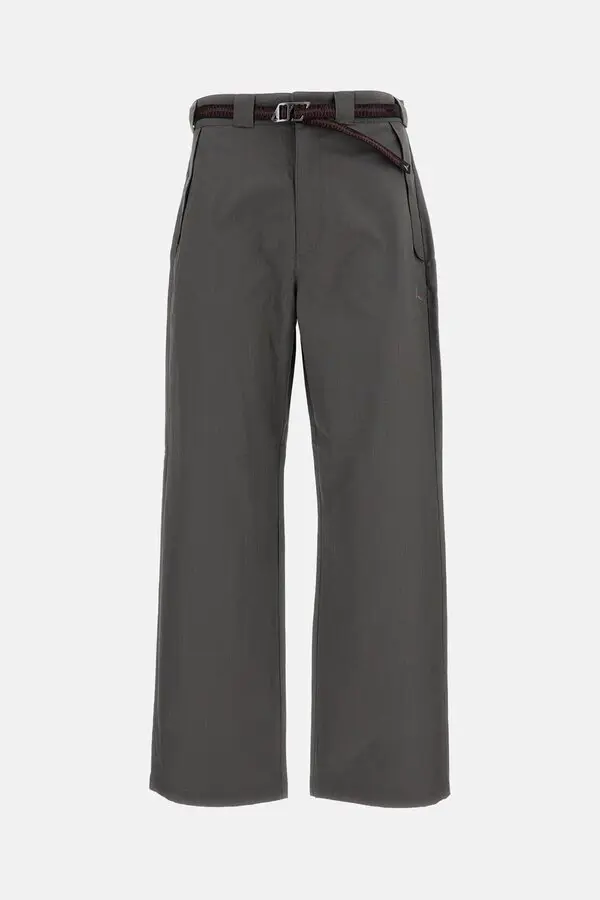 ROA Centipede Buckle Chino Trousers - Grey